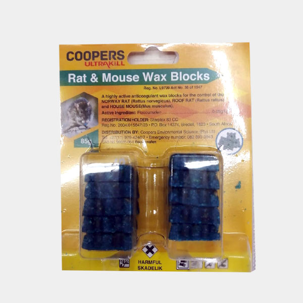 Coopers Ultrakill Rat & Mouse Wax Blocks - Shapri.co.za